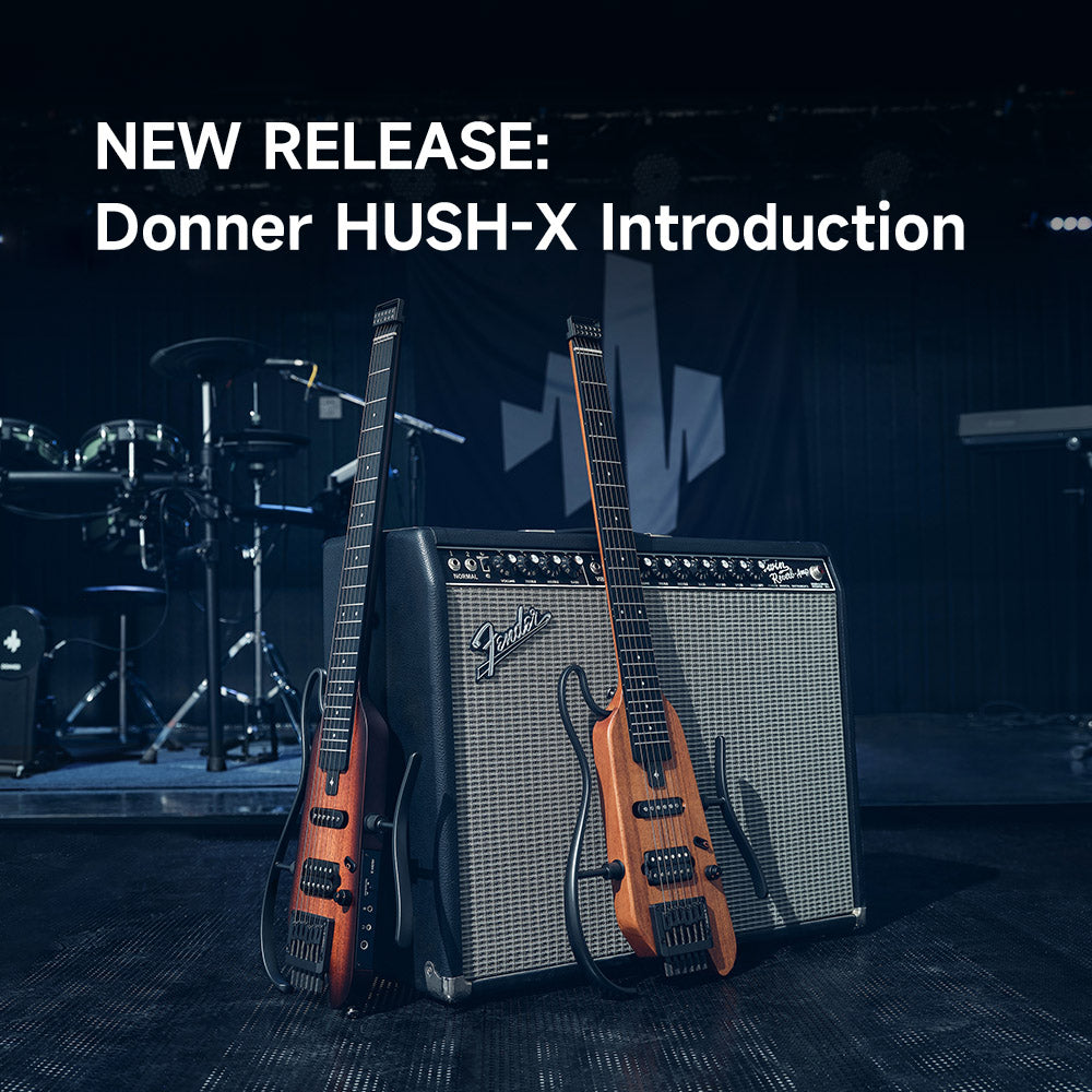 Donner New Product: Donner HUSH-X Electric Guitar Kit for Travel