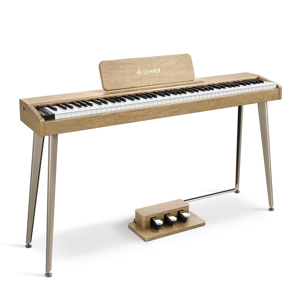 DDP-60 Wooden 88-Key Semi-Weighted Upright Digital Piano Donner